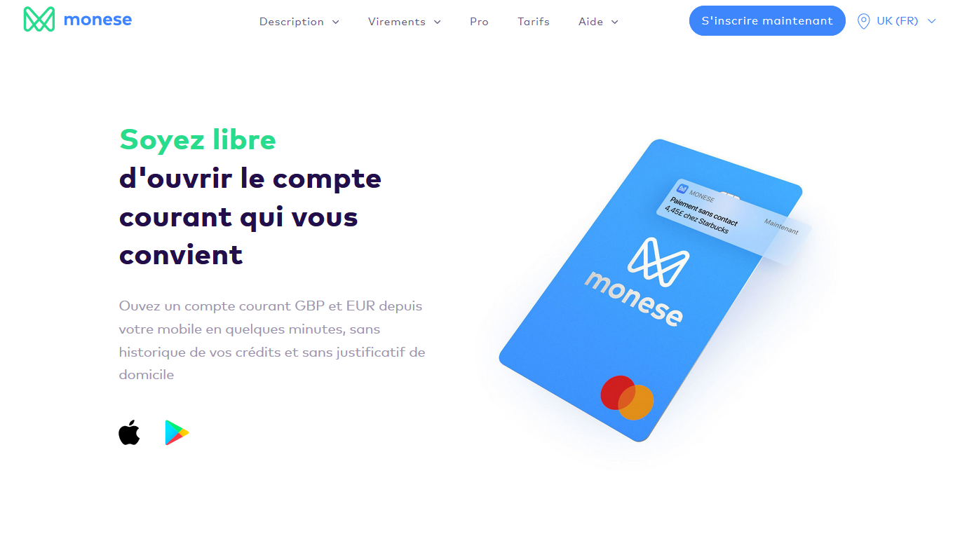 Votre carte bancaire prépayée gratuite avec la néobanque Monese ! - Ouvrir Son Compte